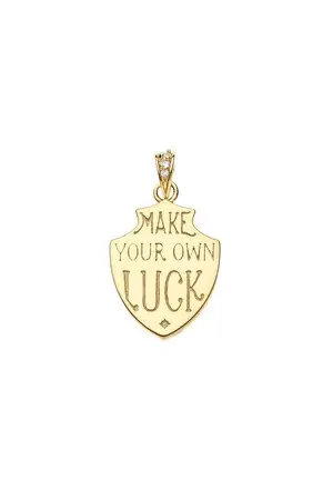 JANE WIN Lucky Shield Pendant