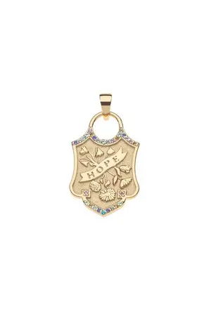 JANE WIN Hope Shield Pendant