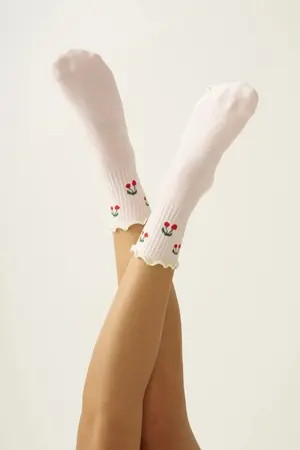JUPE NYC Grip Socks - Natural