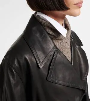 THE ROW Siempra Leather Coat
