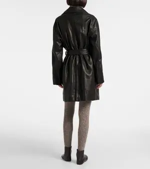 THE ROW Siempra Leather Coat
