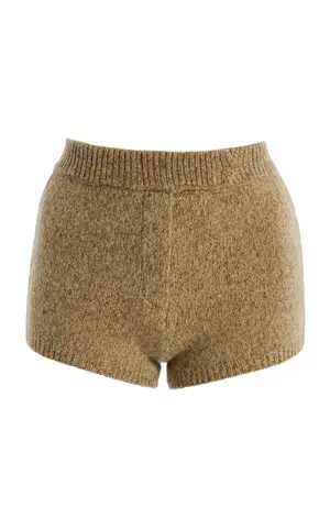 AYA MUSE Vita Knit Shorts Brown