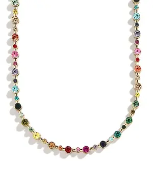 Baublebar Bezel Tennis Necklace - Multi