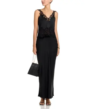 Ramy Brook Jen Lace Trim Top