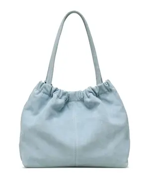 Marc Jacobs The Christina Suede Tote - Blue Mist