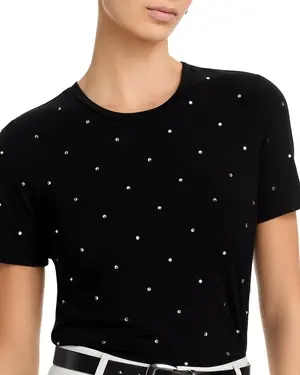 L'Agence Stormy Embellished Tee