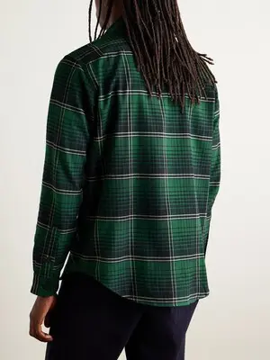 Polo Ralph Lauren Checked Cotton-blend Flannel Shirt