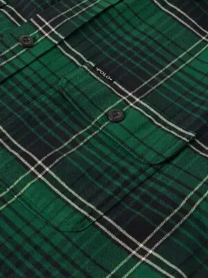 Polo Ralph Lauren Checked Cotton-blend Flannel Shirt