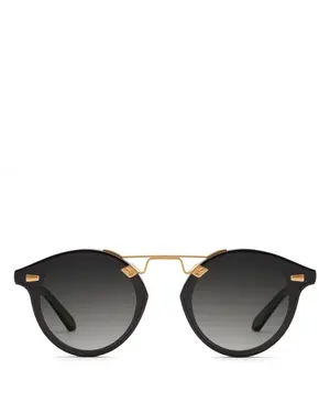 Krewe Round Sunglasses, 63mm