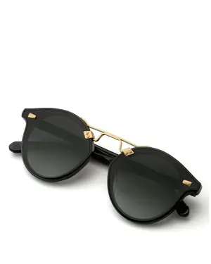 Krewe Round Sunglasses, 63mm