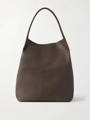 Loro Piana Bale Extra-large Full-grain Leather Tote Bag - Brown
