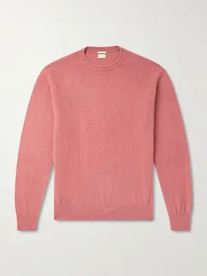 Massimo Alba Kane Brushed Cashmere Sweater - Red