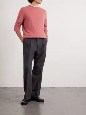 Massimo Alba Kane Brushed Cashmere Sweater - Red