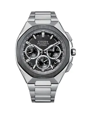Citizen Attesa Chronograph - Black/silver