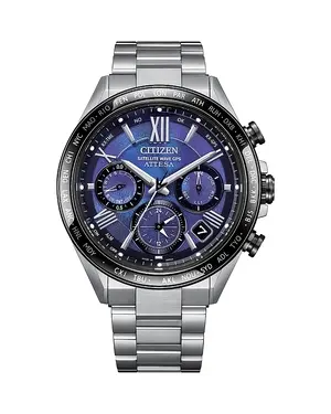 Citizen Premier Eco Attesa Special Edition Chronograph, 45mm - Blue/silver