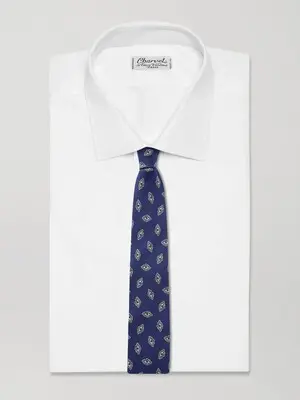 DRAKE'S Silk-habotai Standard Neck Tie