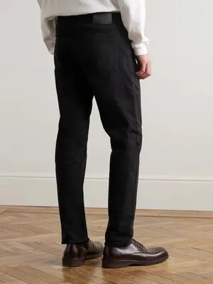 Nn07 Tony 1923 Straight-leg Twill Trousers - Black