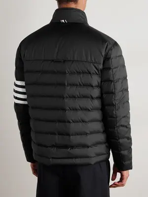 Thom Browne Striped Quilted Ripstop Down Jacket