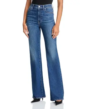 Veronica Beard Crosbie High Rise Wide Leg Jeans - City Lights