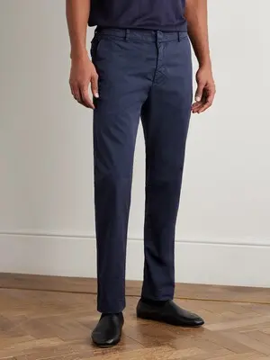 Barena Venezia Tapered Stretch-cotton Gabardine Trousers
