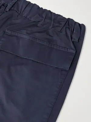 Barena Venezia Tapered Stretch-cotton Gabardine Trousers