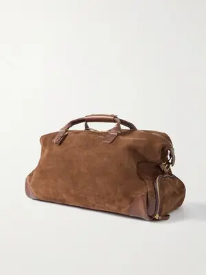 Bennett Winch Suede Weekender Holdall