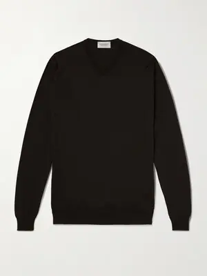 John Smedley V Neck Sweaters For Men