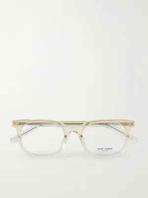 Saint Laurent Round-frame Optical Glasses - Yellow