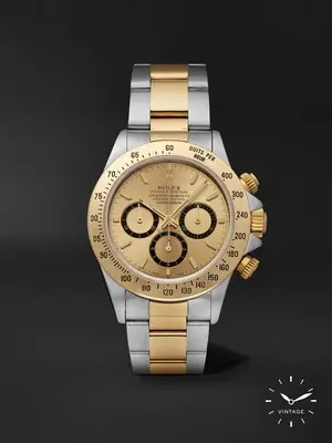 KEEPER VINTAGE 2000s Rolex Daytona Automatic Chronograph 41mm Watch - Gold