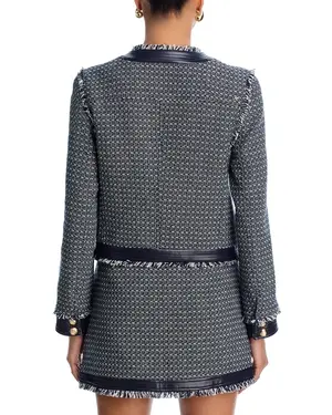 Cinq À Sept Birdseye Tweed Deva Jacket