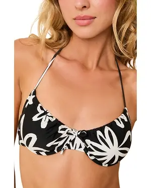 Solid & Striped The Lolita Bikini Top - Floral Doodle