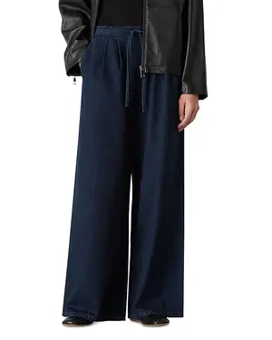 Whistles Pleated Wide Leg Pants