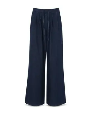 Whistles Pleated Wide Leg Pants
