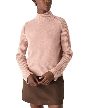 Whistles Funnel Neck Wool Sweater