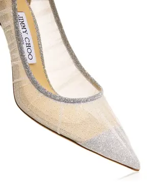 JIMMY CHOO Love 85 Pumps - Ivory/silver