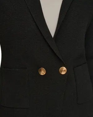Donna Karan New York Sweater Blazer - Black