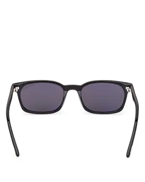 TOM FORD Square Sunglasses, 53mm - Black/smoke