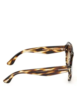 TOM FORD Rhonda Pilot Sunglasses - Havana/smoke