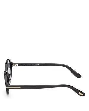 TOM FORD Iggy Oval Sunglasses - Black/smoke