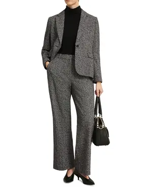 HOBBS LONDON Marlyn Herringbone Trousers