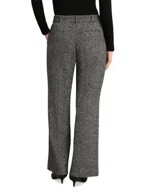 HOBBS LONDON Marlyn Herringbone Trousers