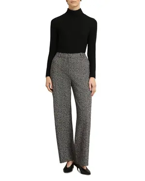 HOBBS LONDON Marlyn Herringbone Trousers