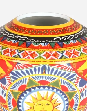 Dolce & Gabbana Small Amphora Porcelain Vase - Multicolor