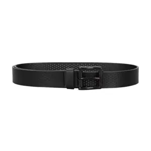 Nike Perforated Leather Belt - Black