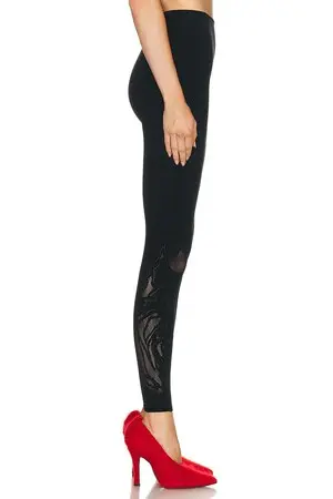 Wolford Rose Net Legging