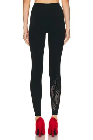 Wolford Rose Net Legging