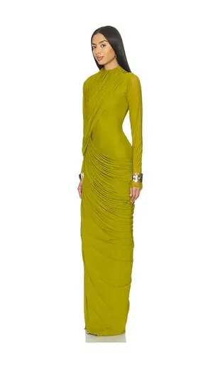 DEME BY GABRIELLA Suzie Dress In Olive