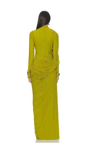 DEME BY GABRIELLA Suzie Dress In Olive