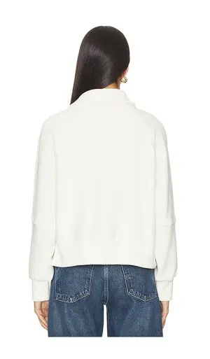 Varley Milano Half Zip Sweatshirt - Ivory