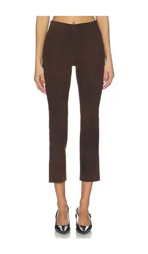 Vince Suede Split Hem Crop Pant
